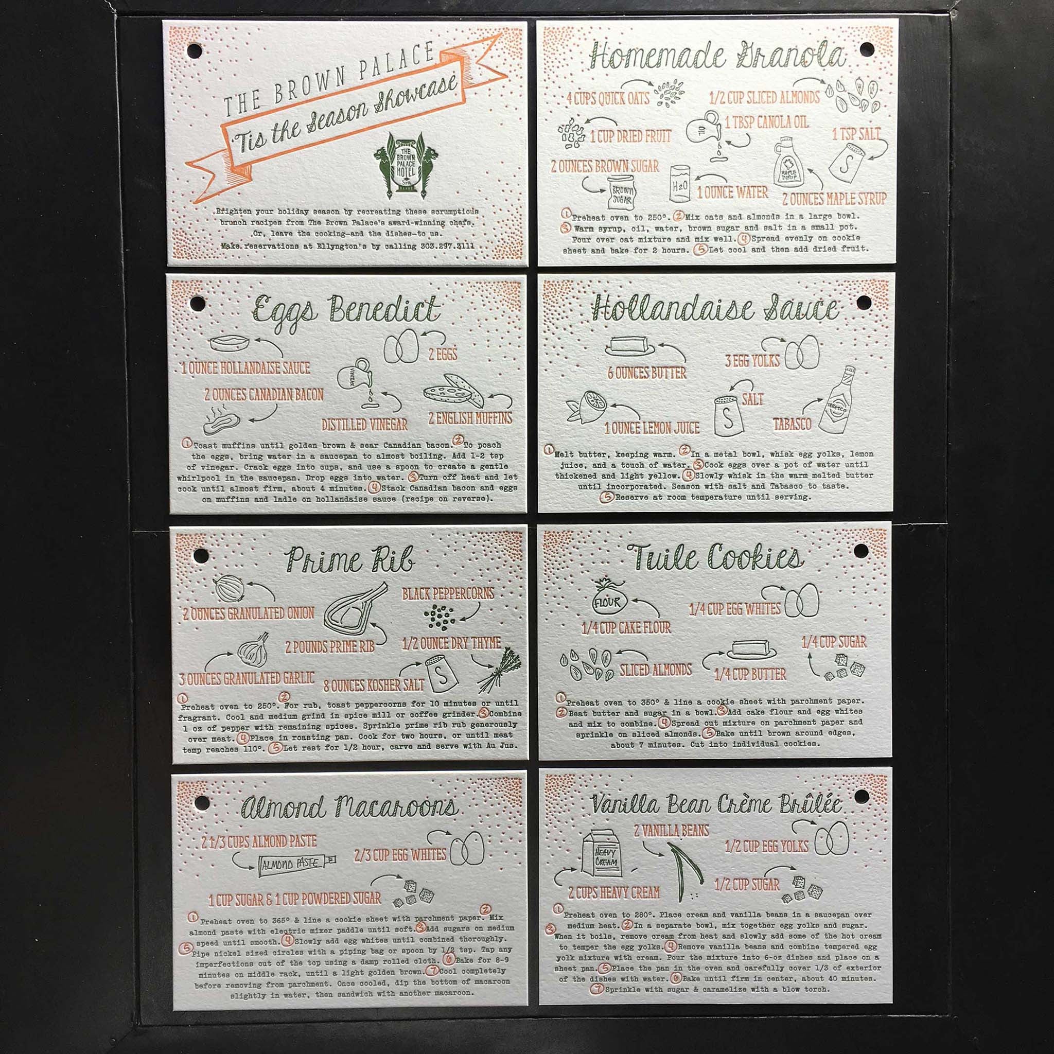 Seasonal Holiday Recipe Cards | Method & Madness