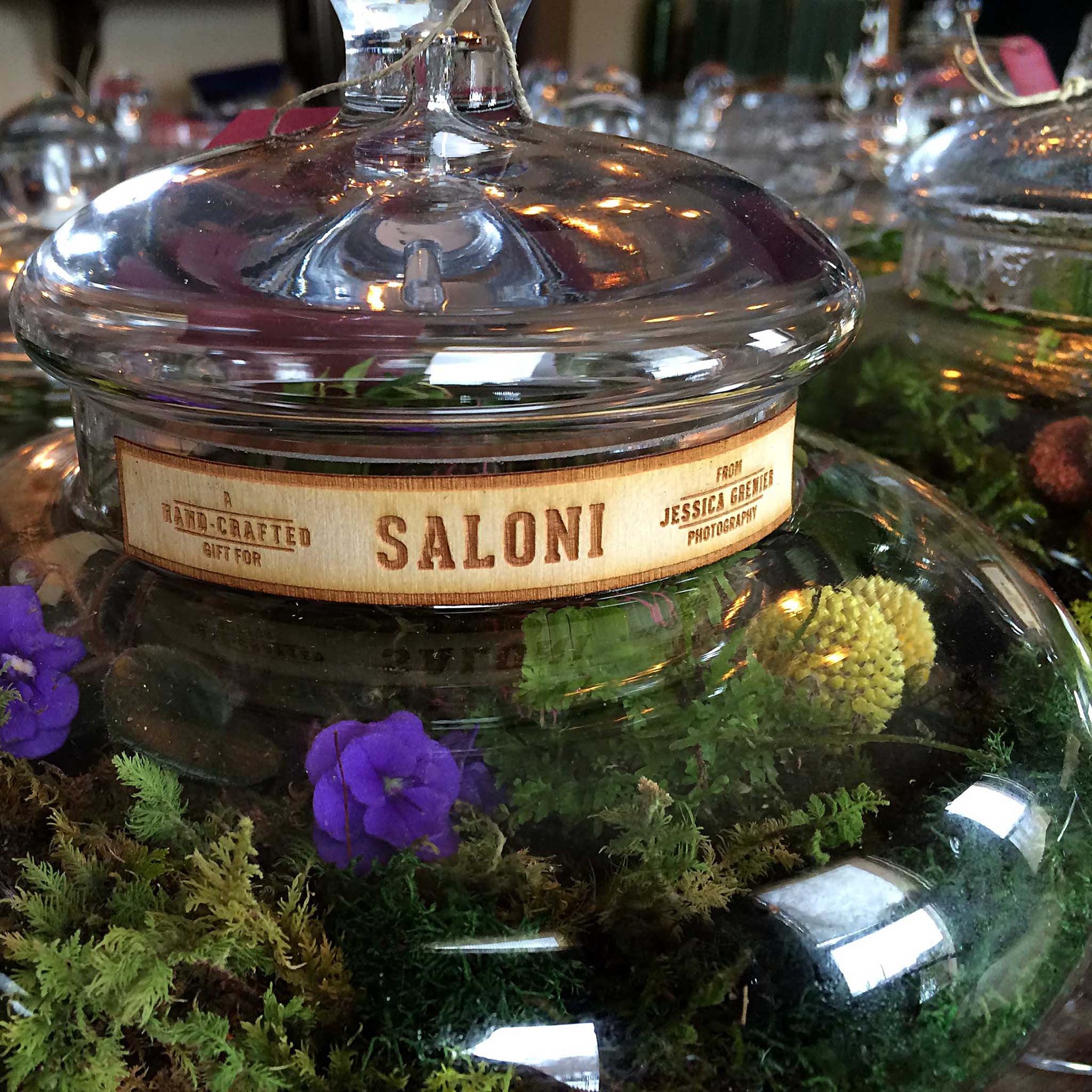 Live Terrarium Gift with Personalized Laser Labels | Method & Madness